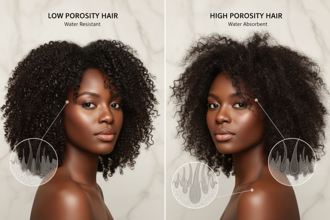 Low Porosity Hair vs High Porosity Hair – Krowned